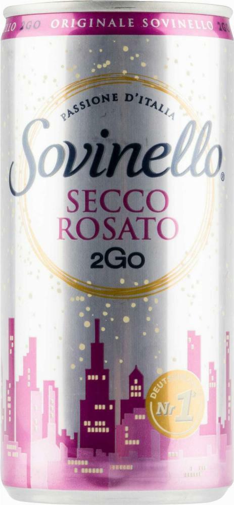 Sovinello Secco Rosato 2Go tölkki