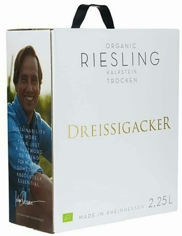 Dreissigacker Organic Riesling hanapakkaus 2018