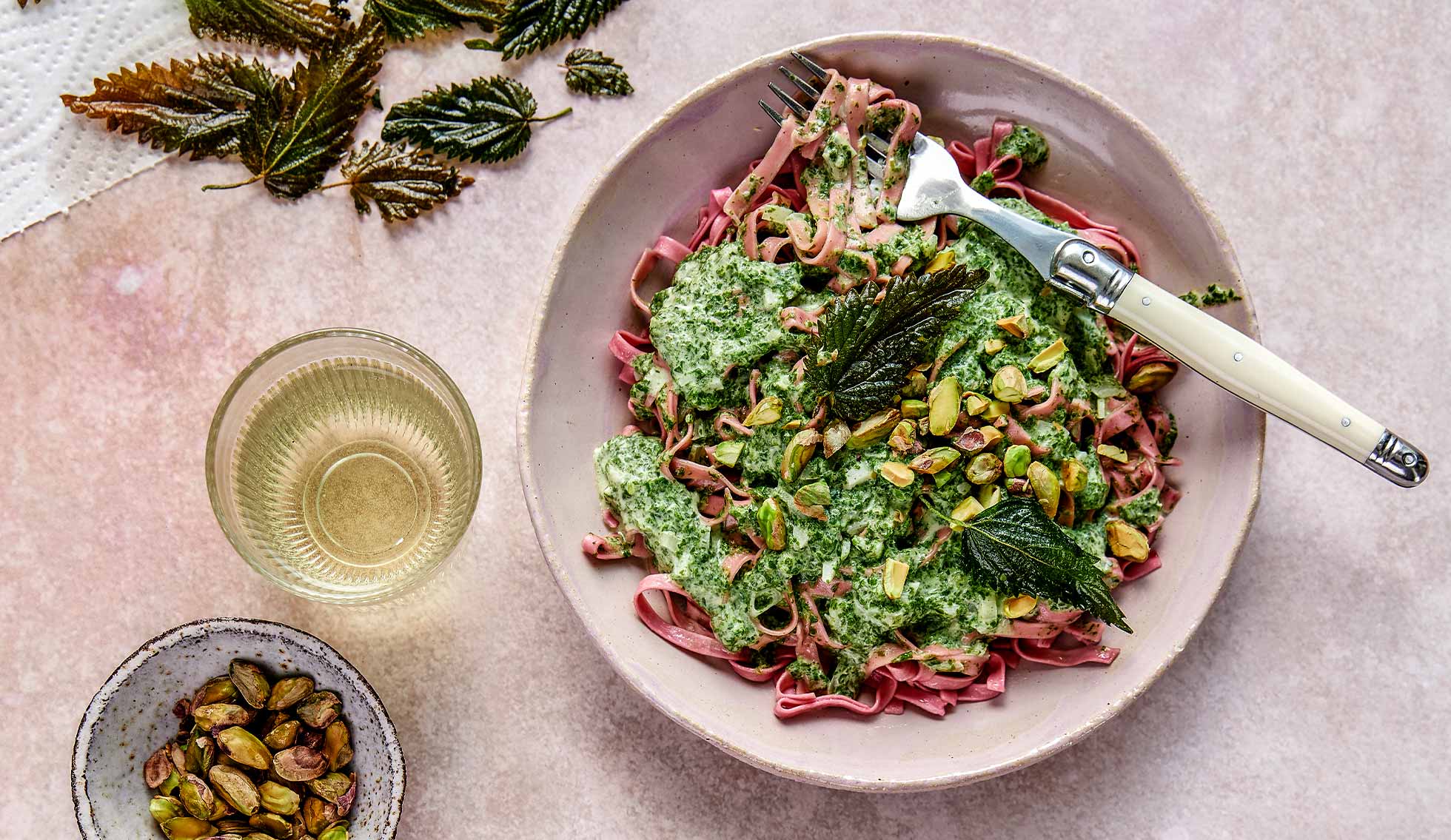 Nokkospasta – Resepti – Viinilehti